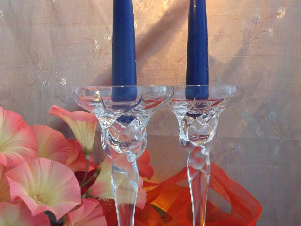 Crystal Taper Holders - Elegance for the Holidays! - Free Shipping ...